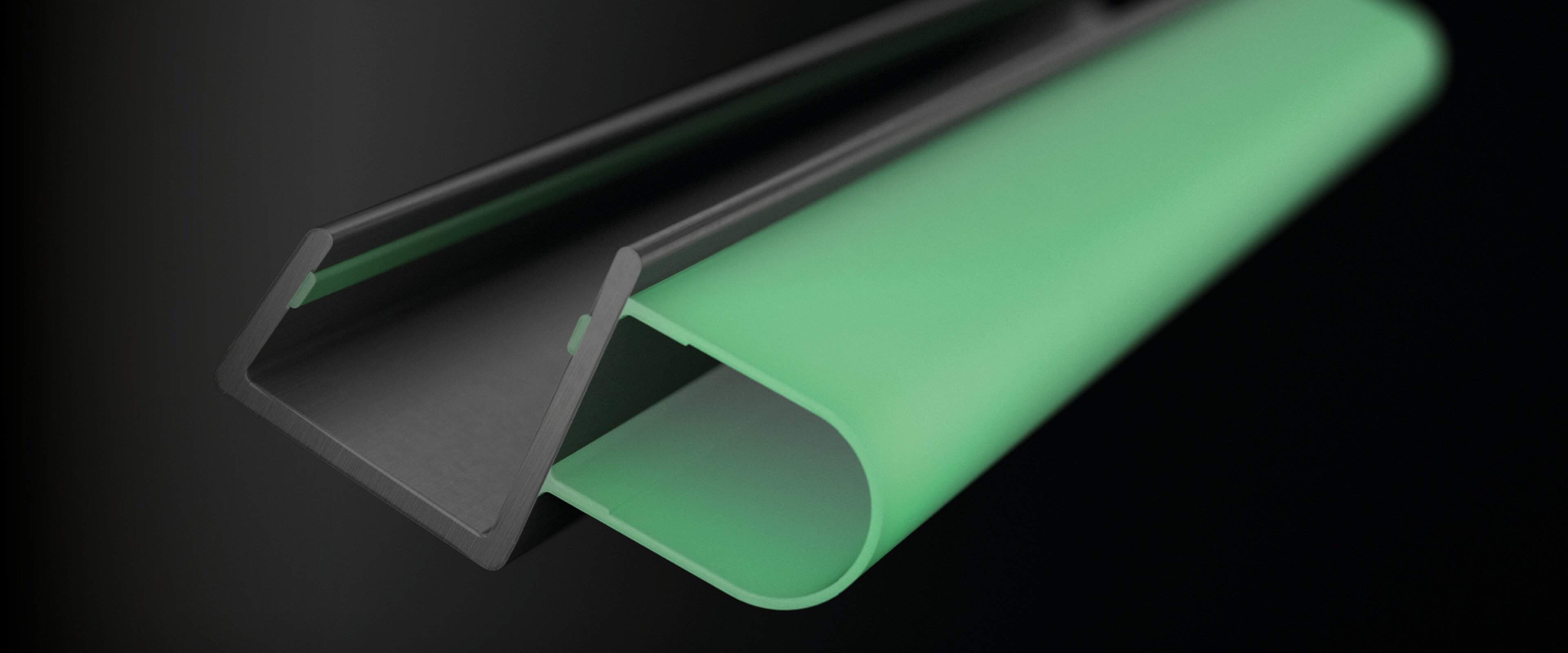 Coextruded plastic profiles